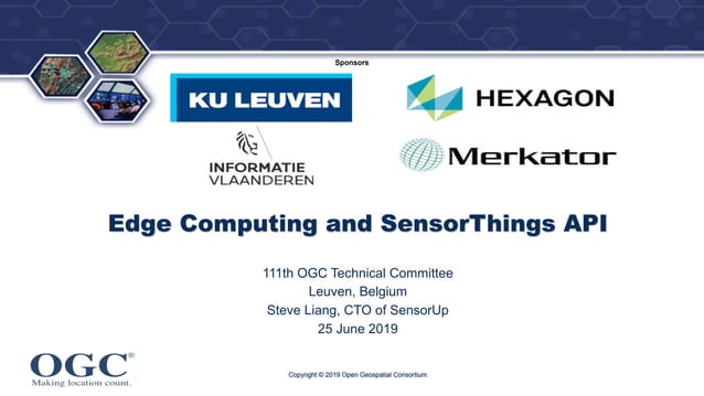 Edge Computing and OGC SensorThings API | PDF | Internet of Things ...