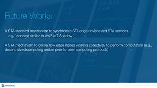 Edge Computing and OGC SensorThings API | PDF