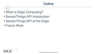 Edge Computing and OGC SensorThings API | PDF