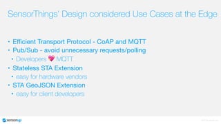 Edge Computing and OGC SensorThings API | PDF