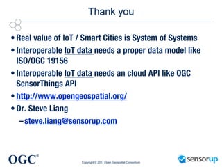 OGC SensorThings API - a very short introduction for ITU-T | PDF