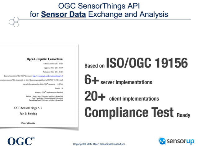 OGC SensorThings API - a very short introduction for ITU-T | PPT