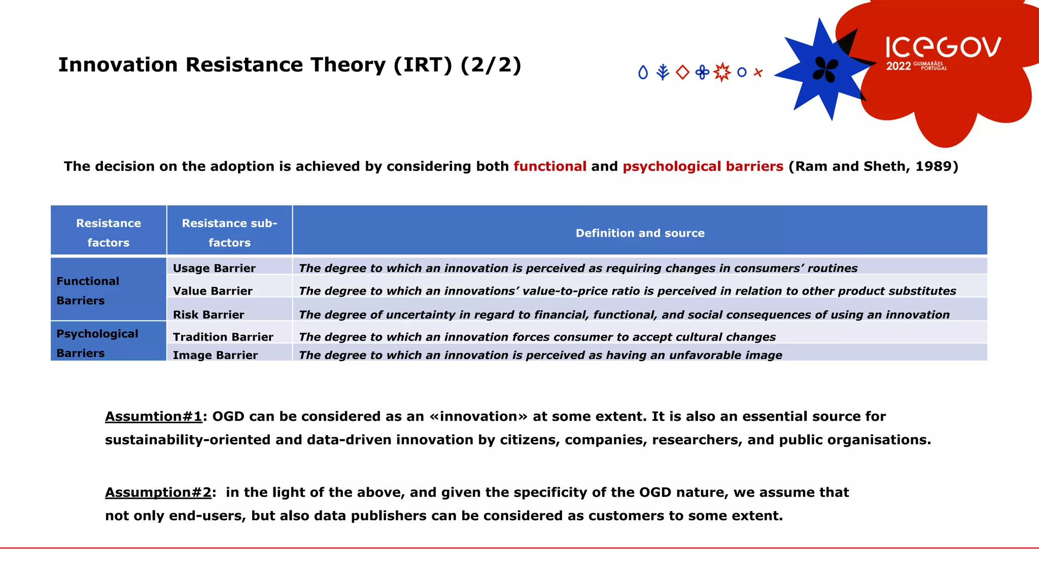 Barriers to Openly Sharing Government Data: Towards an Open Data ...