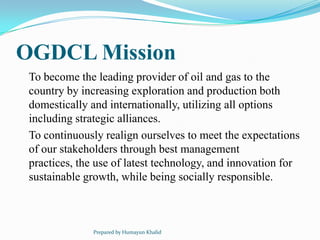 OGDCL Presentation | PPTX