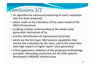 Open Data Infrastructures Evaluation Framework using Value Modelling | PPT