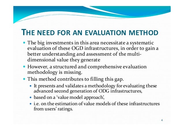 Open Data Infrastructures Evaluation Framework using Value Modelling