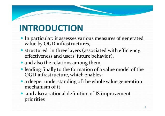 Open Data Infrastructures Evaluation Framework using Value Modelling