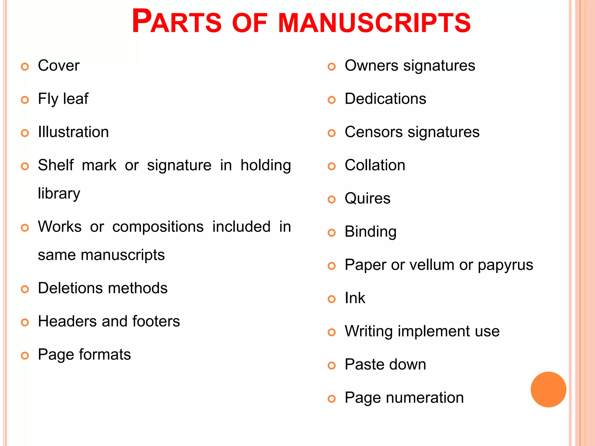 Manuscript magazines | PPTX