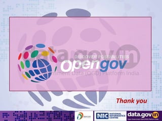 Over View of Open Government Data Platform India | PPT