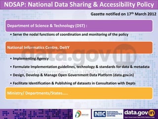 Over View of Open Government Data Platform India | PPT