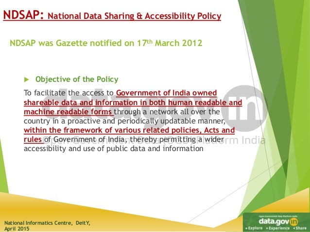 Open Government Data For Transparency And Innovation