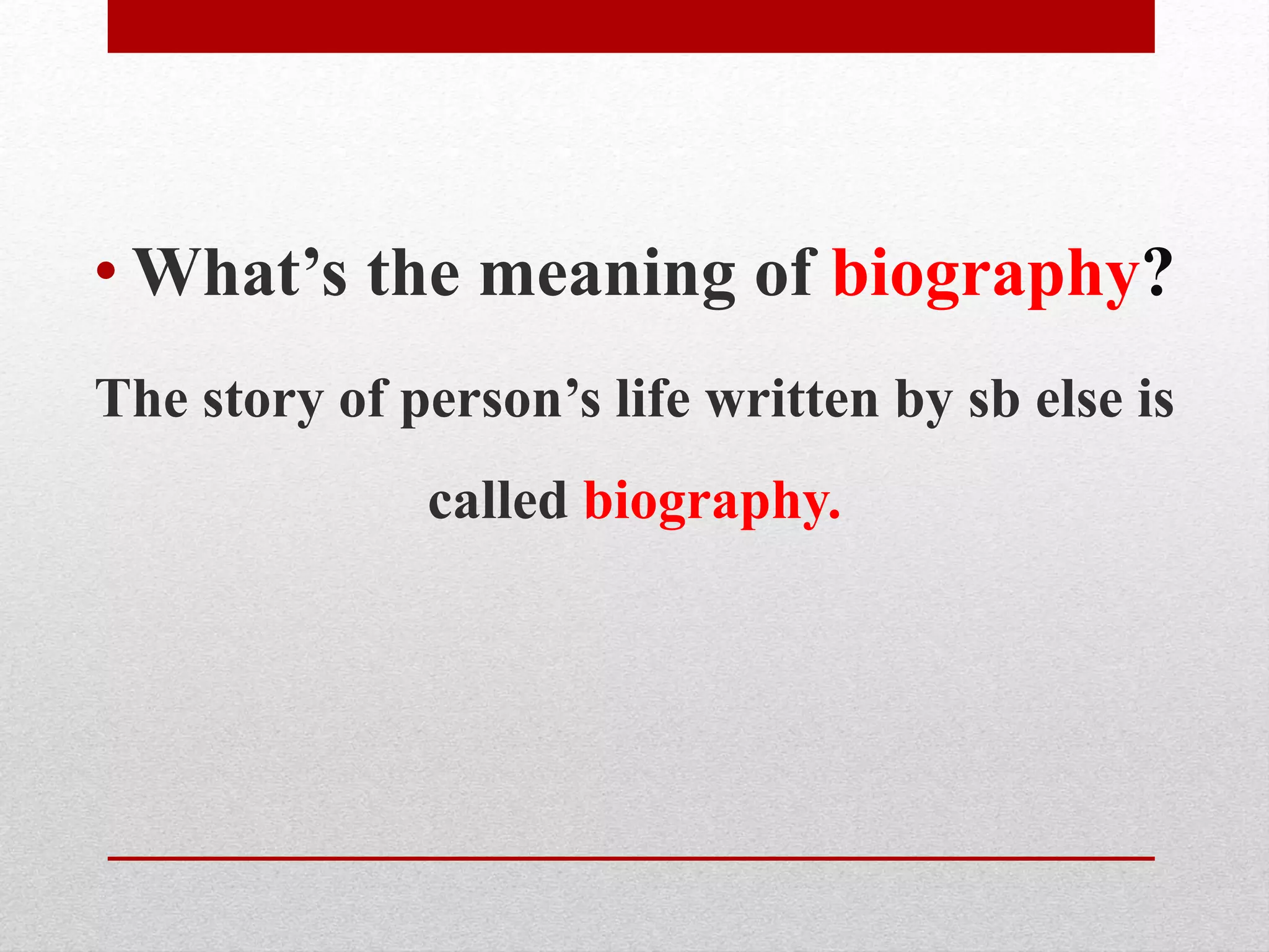 How to Write a Biographical Paragraph | PPTX