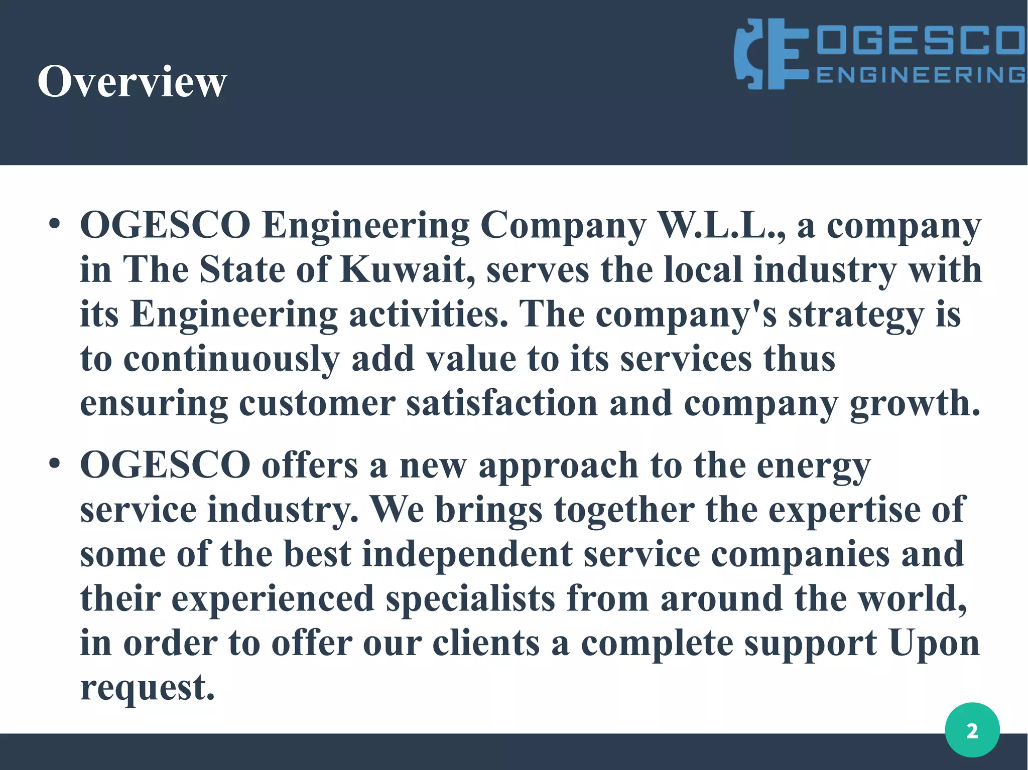 OGESCO ENGINEERING KUWAIT | PPT