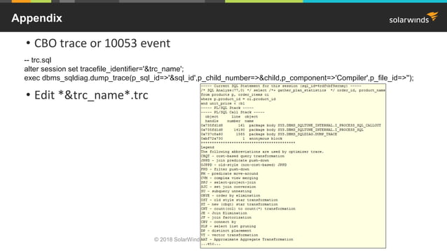Getting The Most Out Of Your Oracle 122 Optimizer Ie The Brain