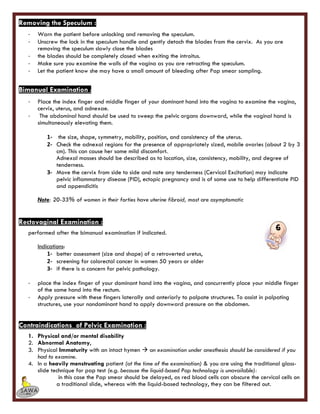 O&g examination | PDF