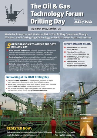 Oil and Gas Technology Forum Drilling Day | PDF
