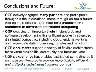 OGF Introductory Overview - FAS* 2014 | PPT
