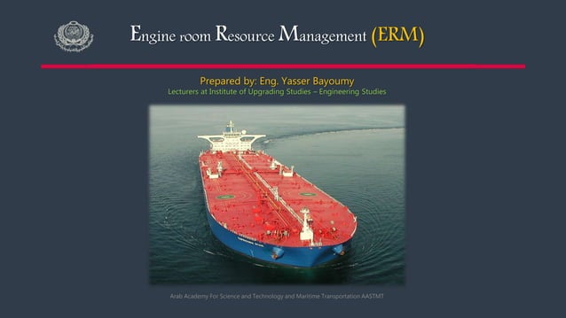 Engine room resource management | PPTX | Business | Business and Finance