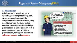Engine room resource management | PPTX
