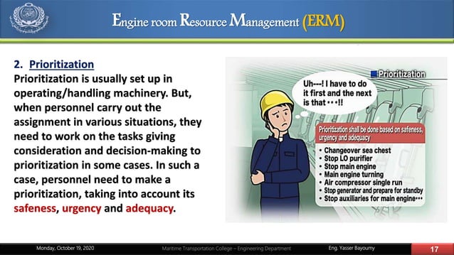 Engine room resource management | PPTX | Business | Business and Finance