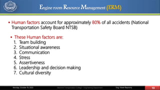 Engine room resource management | PPTX