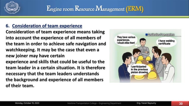 Engine room resource management | PPTX | Business | Business and Finance