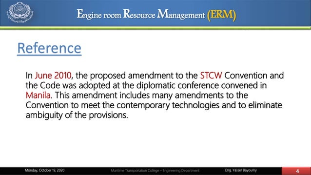 Engine room resource management | PPTX | Business | Business and Finance