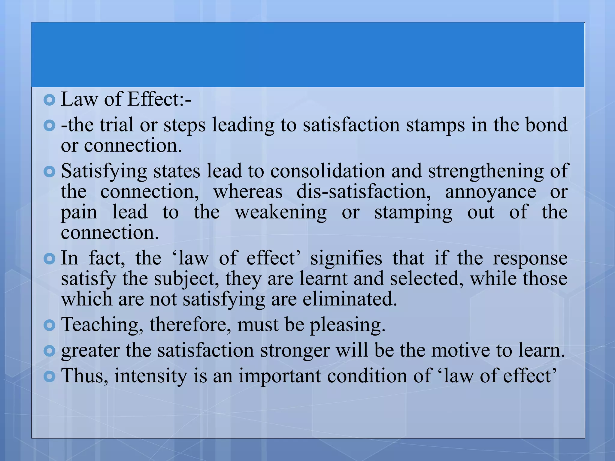 Thorndike multifactor theory | PPTX