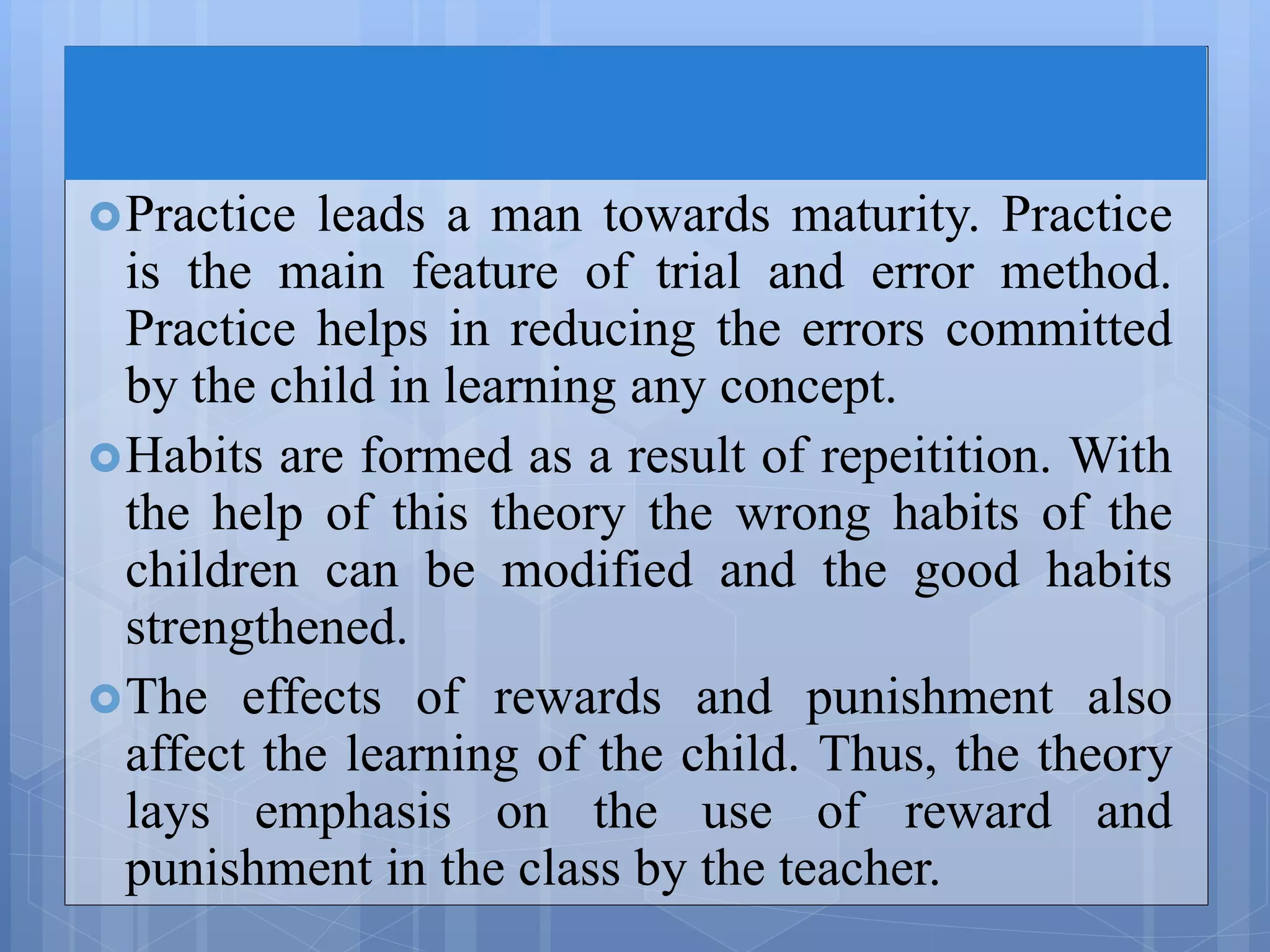Thorndike multifactor theory | PPTX