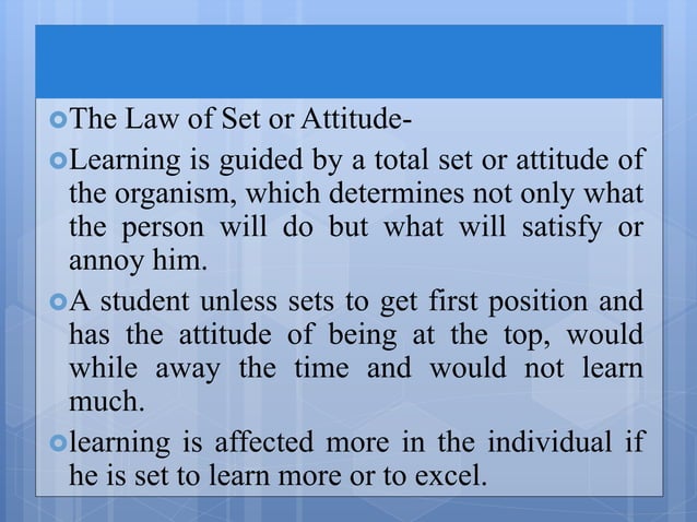 Thorndike multifactor theory | PPTX | Parenting Children Aged 4-11 ...