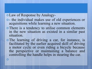 Thorndike multifactor theory | PPTX