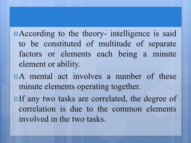 Thorndike multifactor theory | PPTX | Parenting Children Aged 4-11 ...