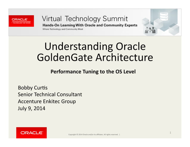 Oracle Goldengate Architecture Performance Pdf