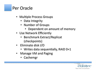 Oracle GoldenGate Architecture Performance | PDF