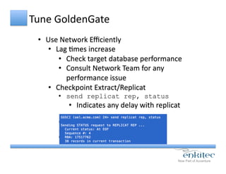 Oracle GoldenGate Architecture Performance | PDF