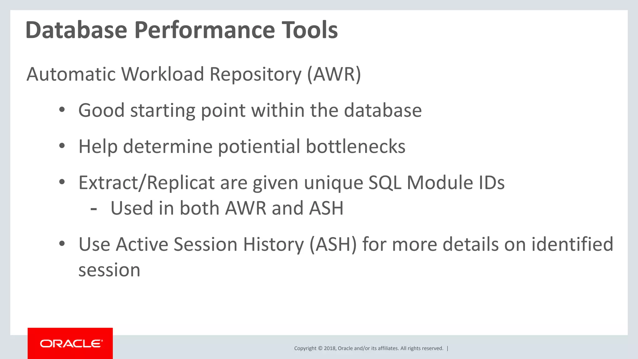 Oracle GoldenGate Performance Tuning | PPT