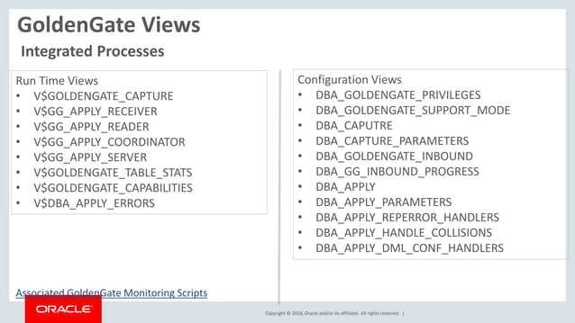 Oracle GoldenGate Performance Tuning | PPT
