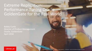 Oracle GoldenGate Performance Tuning | PPT