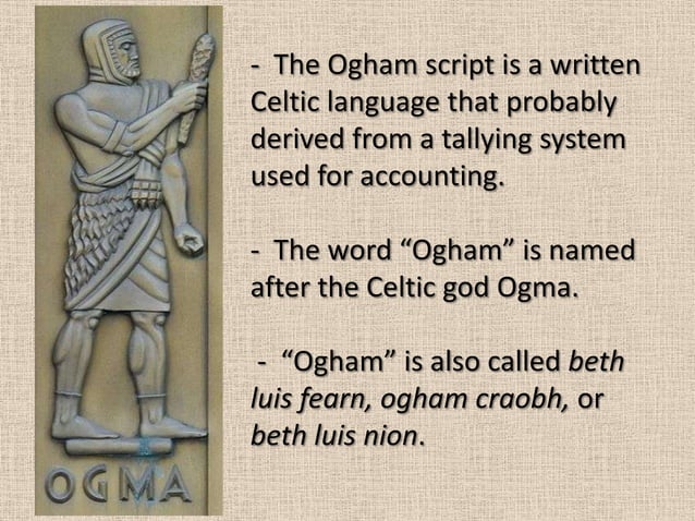 Ogham script | PPTX