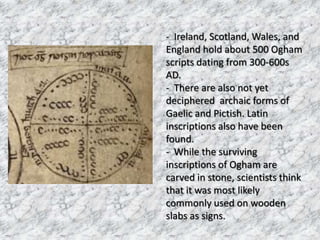 Ogham script | PPTX