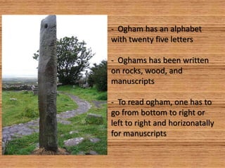 Ogham script | PPTX