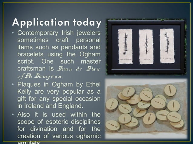 Ogham writing system | PPT
