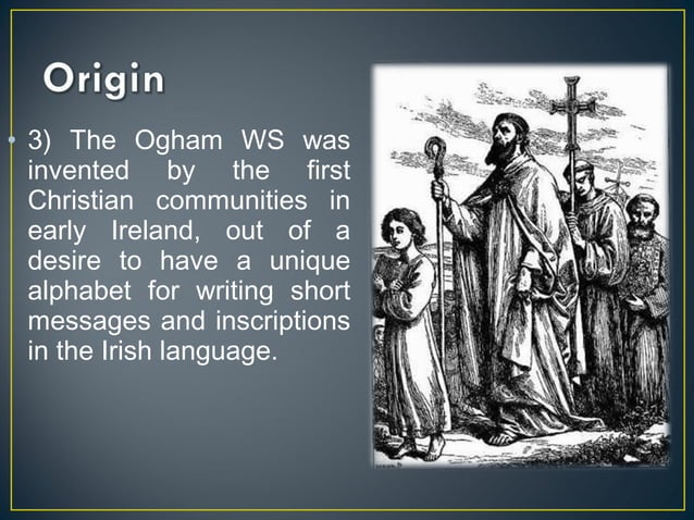 Ogham writing system | PPT