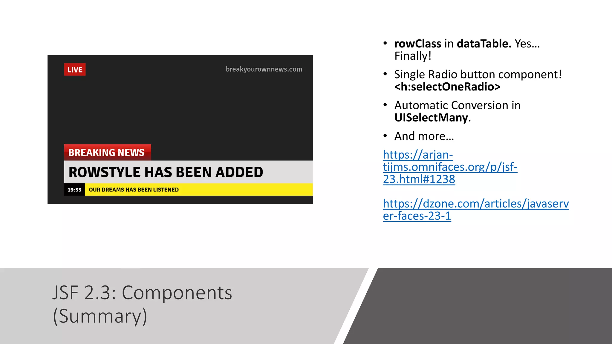 NLOUG 2018 - Future of JSF and ADF | PPT