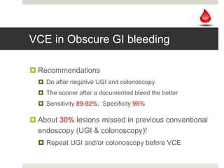 Obscure GI bleeding | PPTX
