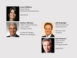 OgilvyEarth Webinar: From Greenwash to Great | PDF