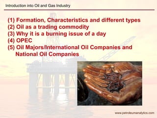 Introduction into Oil and Gas Industry. OIL: Part 1 | PDF