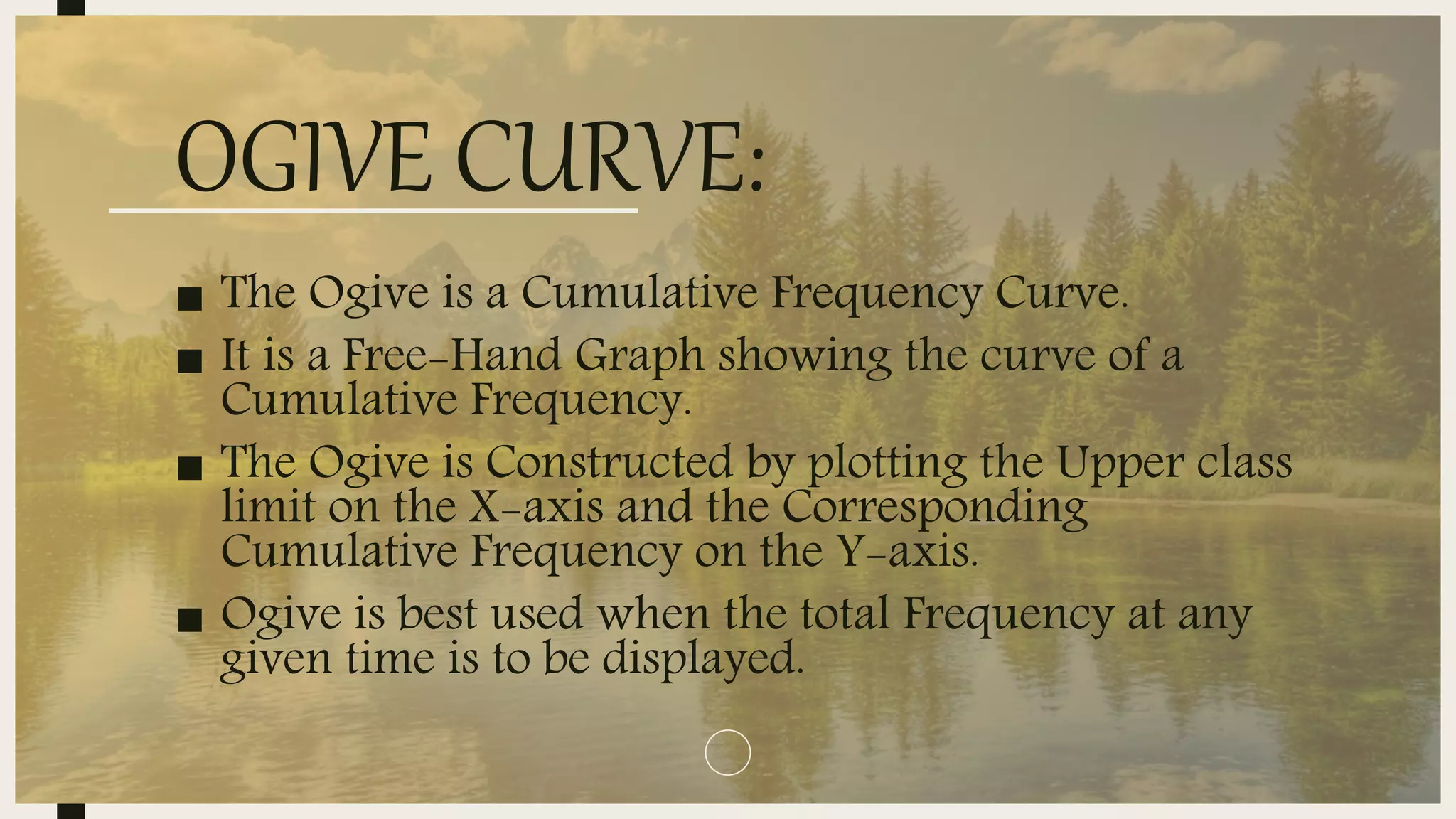 Ogive presentation | PPTX