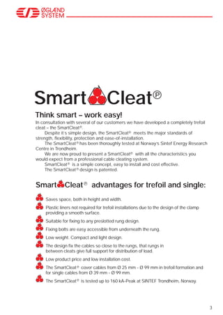 Oglaend Smart Cleats - Trefoil & Single Cable Cleats | PDF