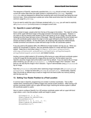 Avoiding 19 Common OpenGL Pitfalls | PDF